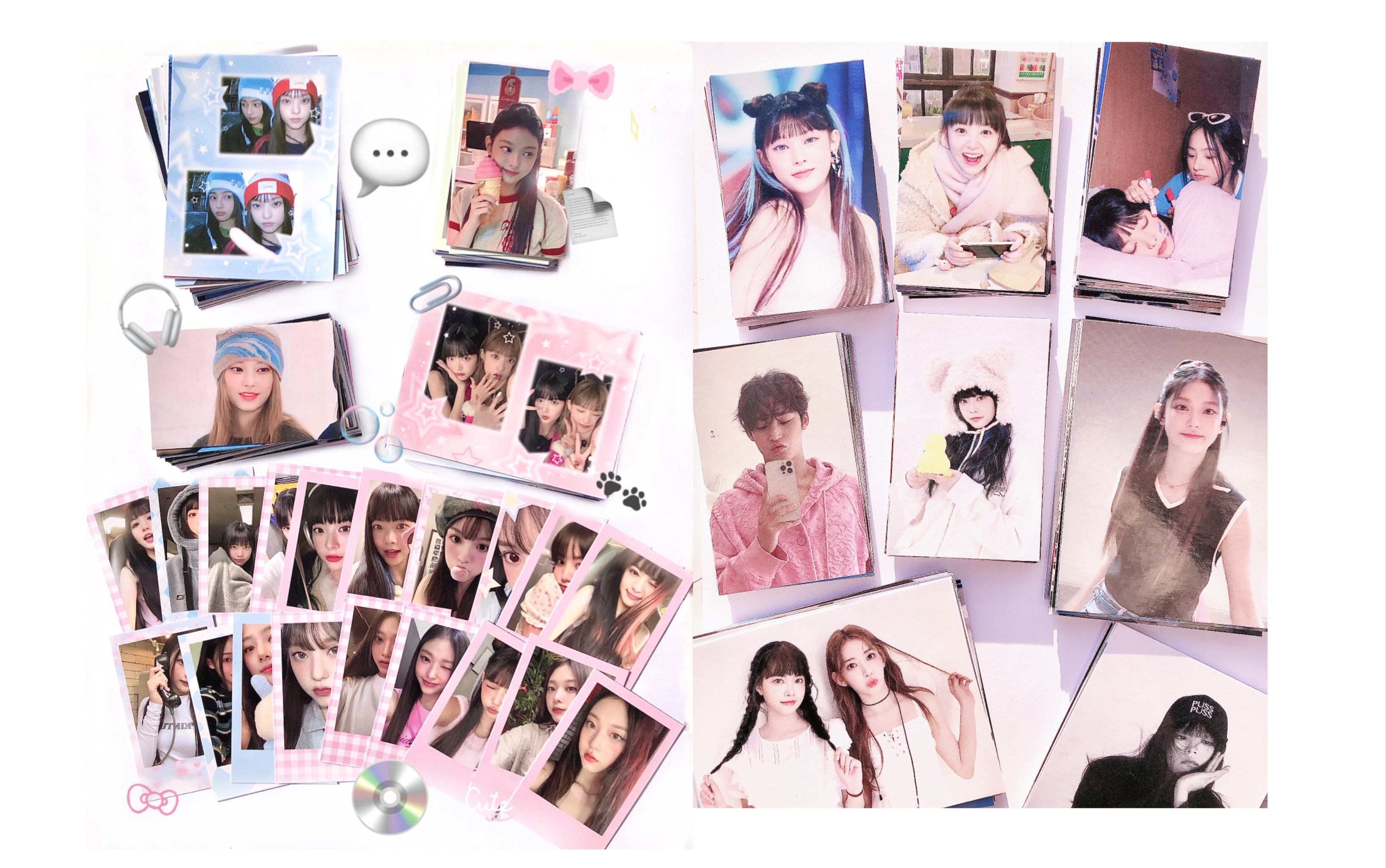 咕卡|一起看看打印的小卡片|咕嘎印|柠檬语|三寸&四寸|newjeans|...