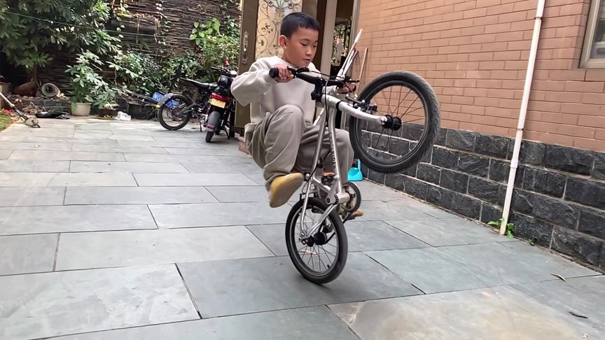 #骑上心爱的自行车 #骑时快乐很简单 #自行车翘头