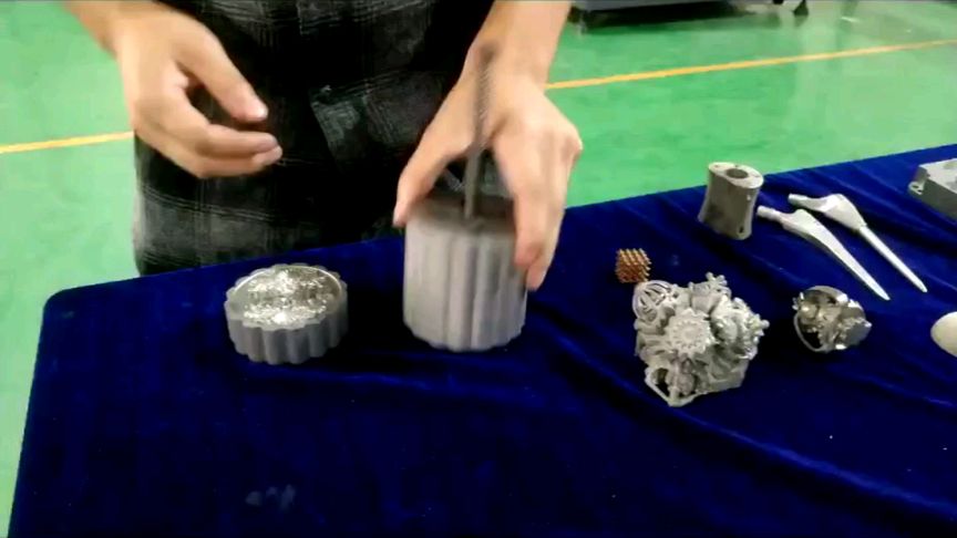 SLM金属3d打印实物及机房展示