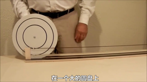为什么大小不同的圆盘,在直线上滚动的路线相同?其中有什么秘密