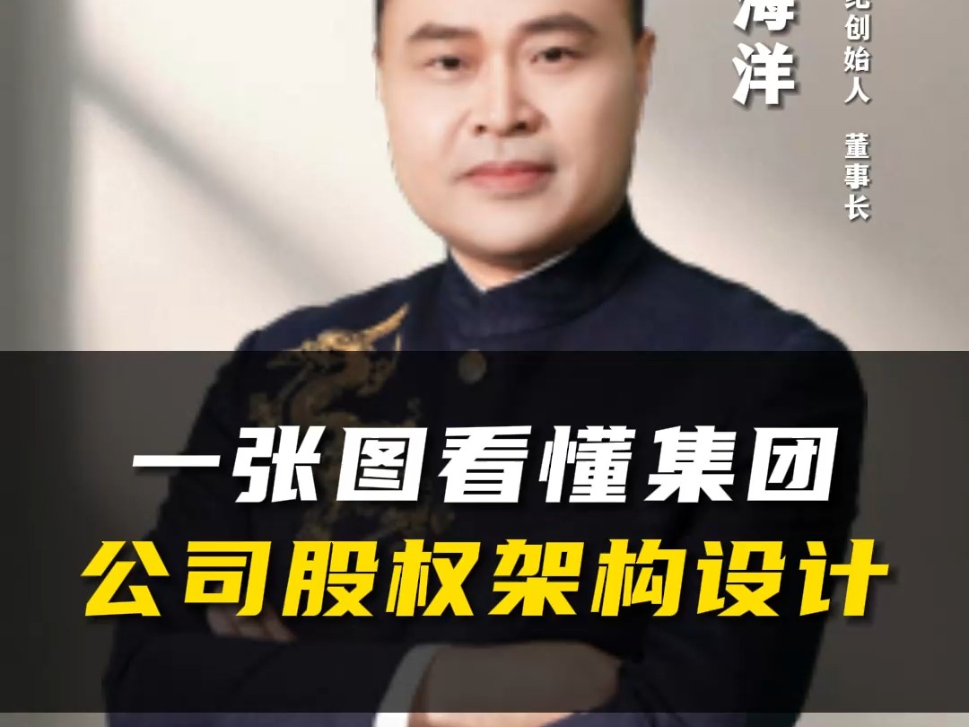 一张图看懂集团公司股权架构设计