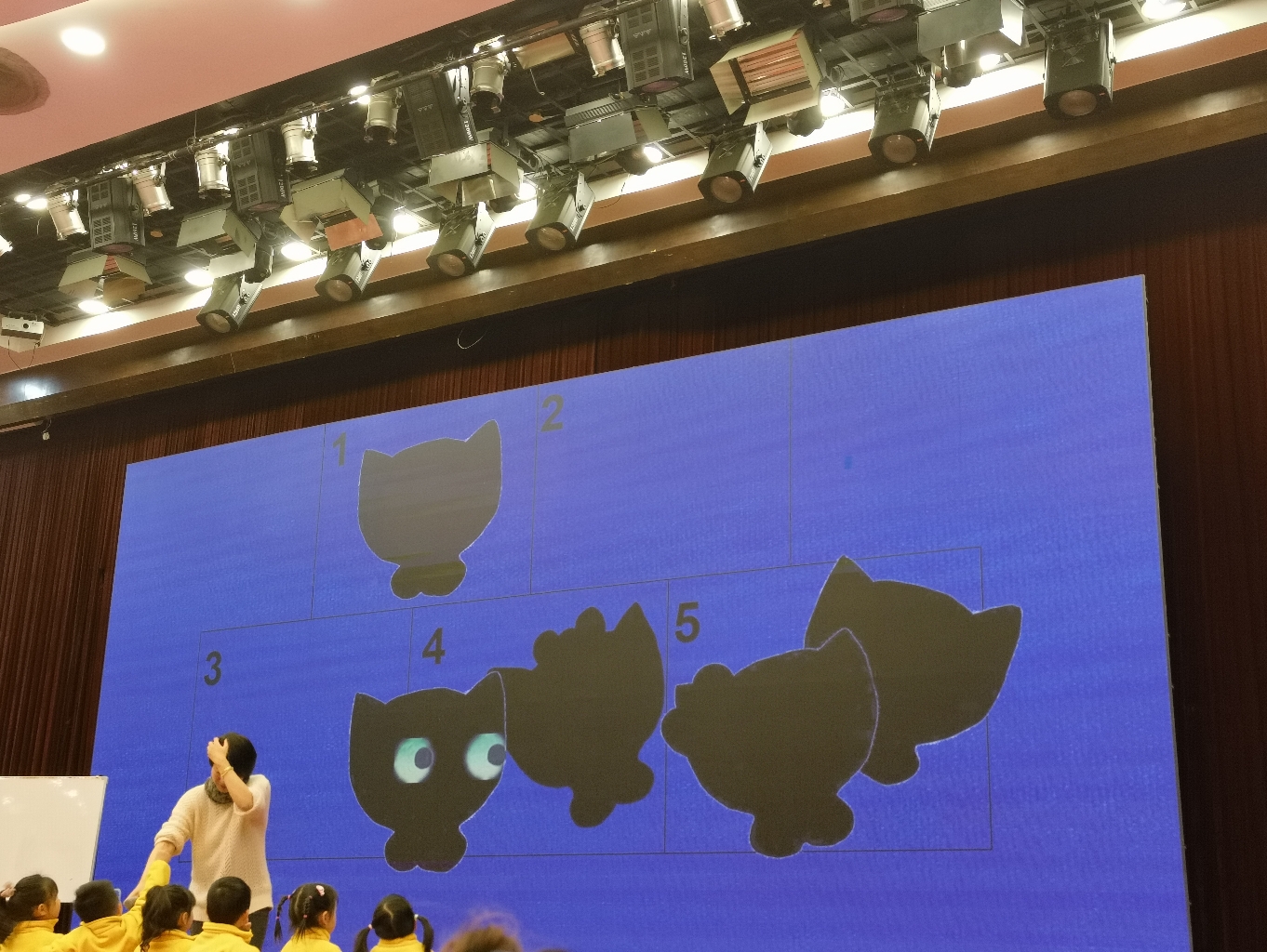 幼儿园小班科学:五只小猫猜猜猜