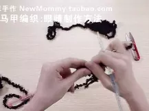 熊猫马甲的编织方法婴儿毛衣棒针教程_高清