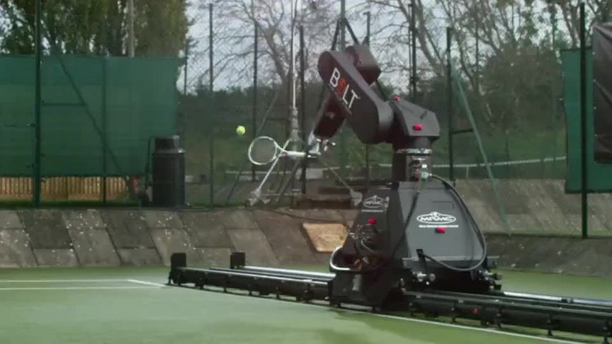 全球首场机器人网球大赛,未来机器人竞技是否能流行?