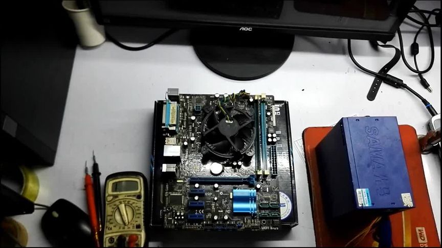 ASUS t主板发生短路,维修检查