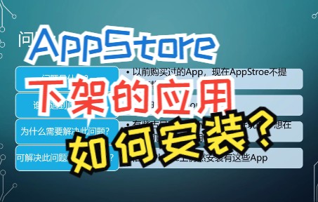 苹果应用商店已经下架的应用如何安装-App备份与导入