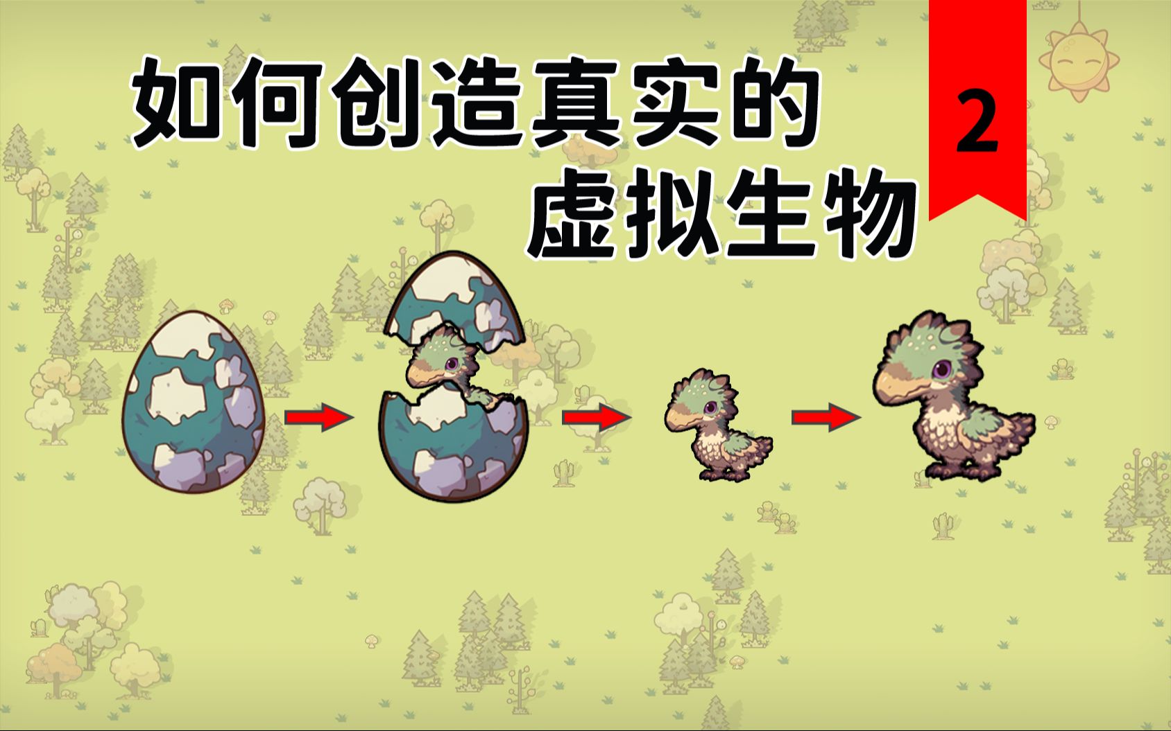 代码以一种奇怪的方式运行起来了,生物的朝代周期律。_游戏实况