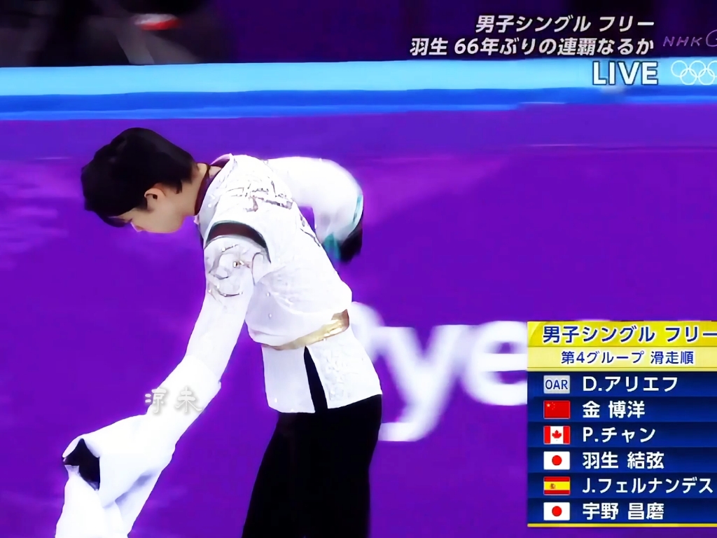 【羽生结弦】大型扒柚皮现场