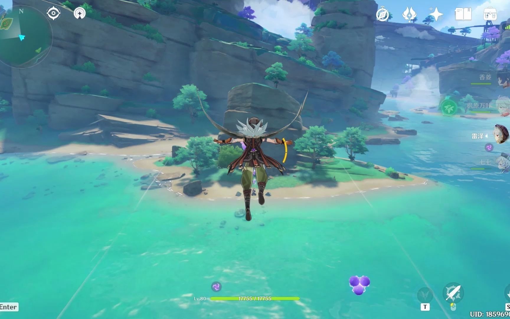 原神稻妻神无冢紫晶块岛解谜_哔哩哔哩bilibili_原神_攻略