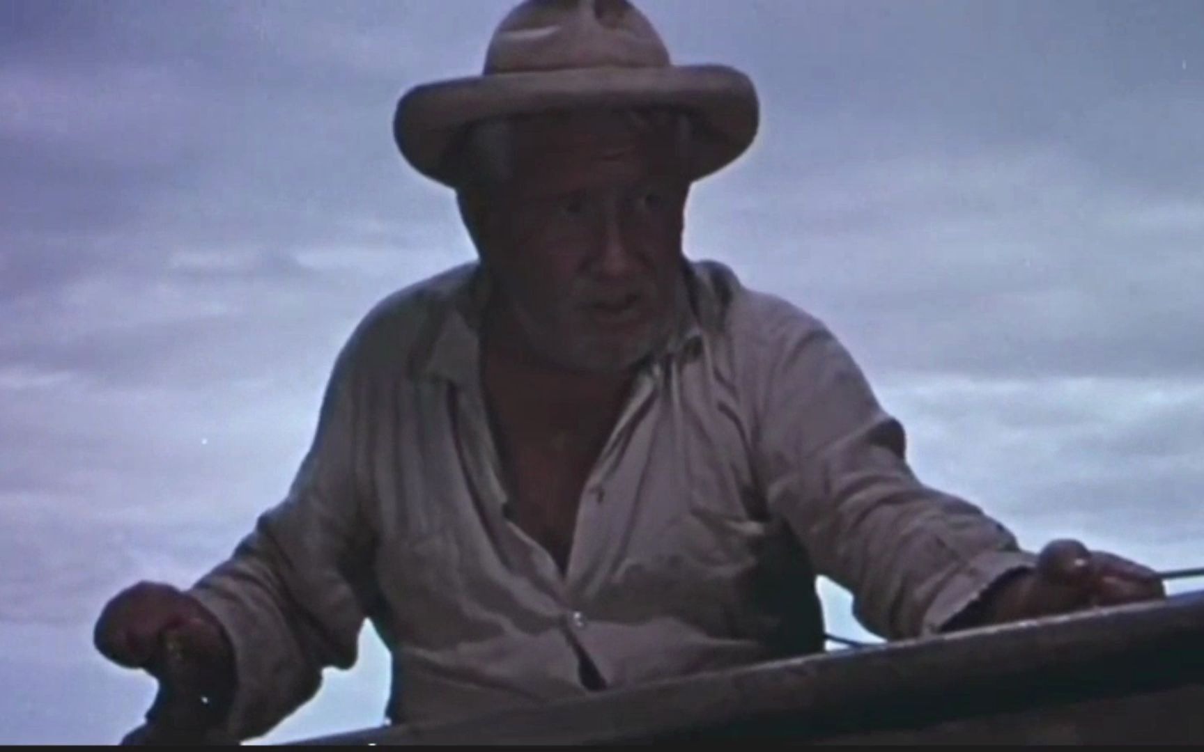 《老人与海》-与大鱼搏斗