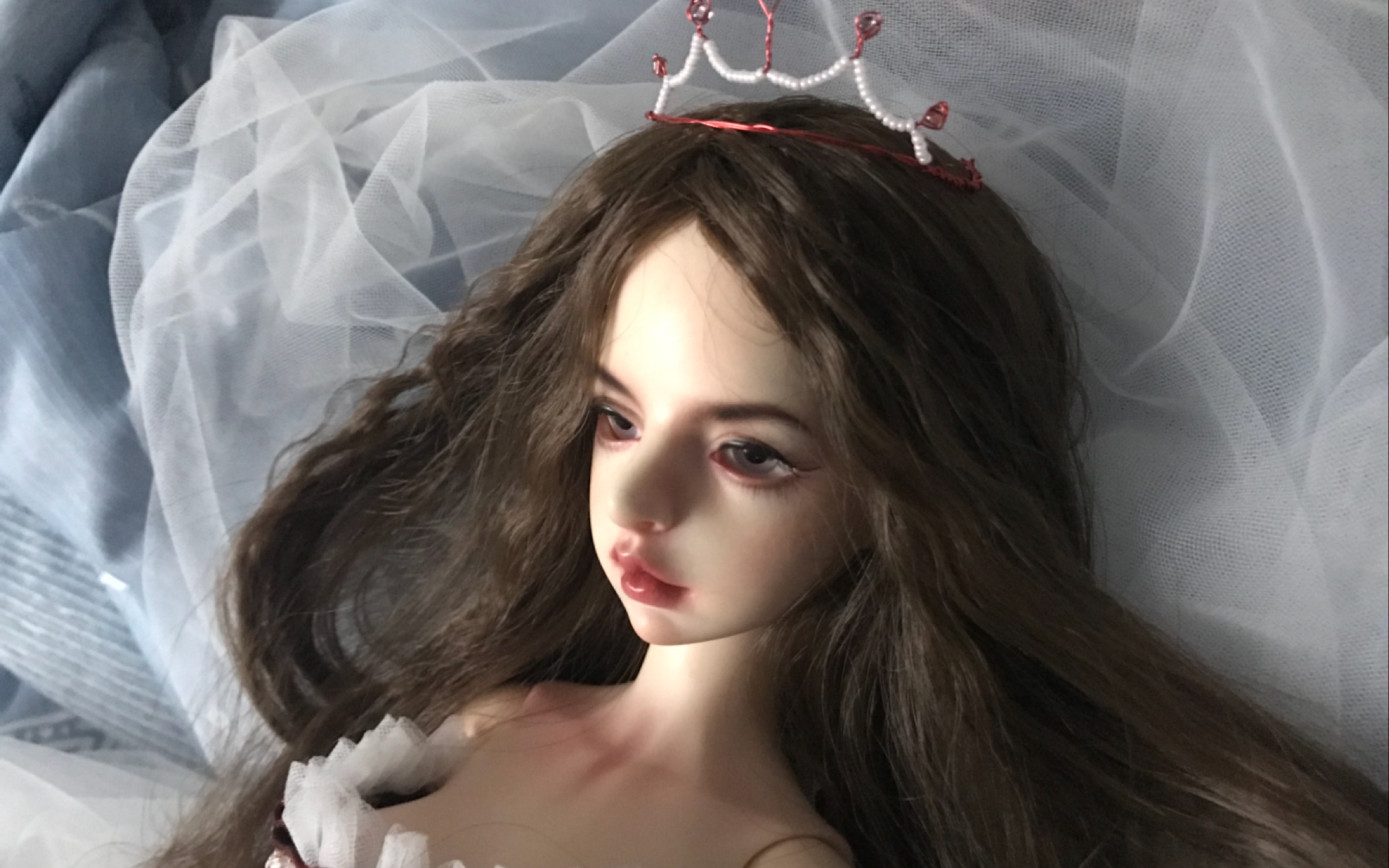 【原创教程】【假发】超详细bjd 1/3 女娃 牛奶丝假发制作过程分享 ...