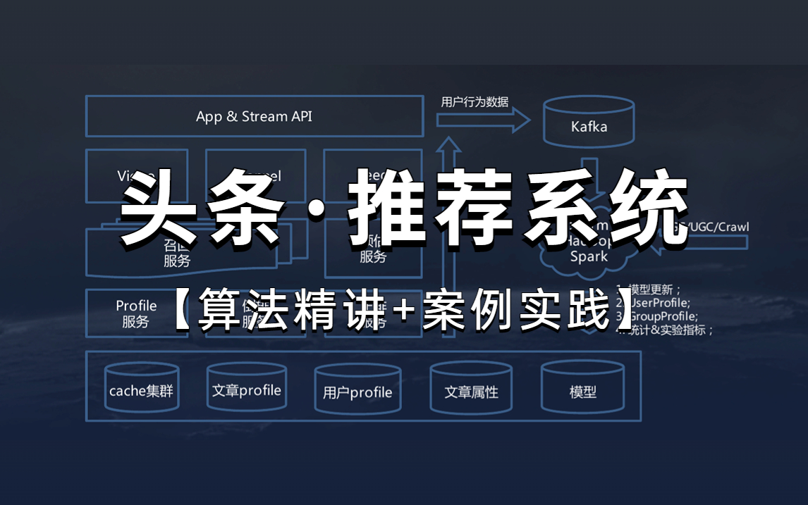 (强推)这是一套很变态.但可以让你快速掌握【推荐系统算法】的神级...