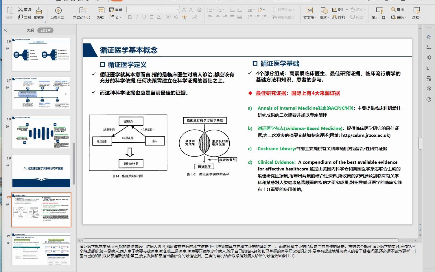 ...的PPT分享,分享PP主题为Meta分析学习系列之循证医学文献检索策略