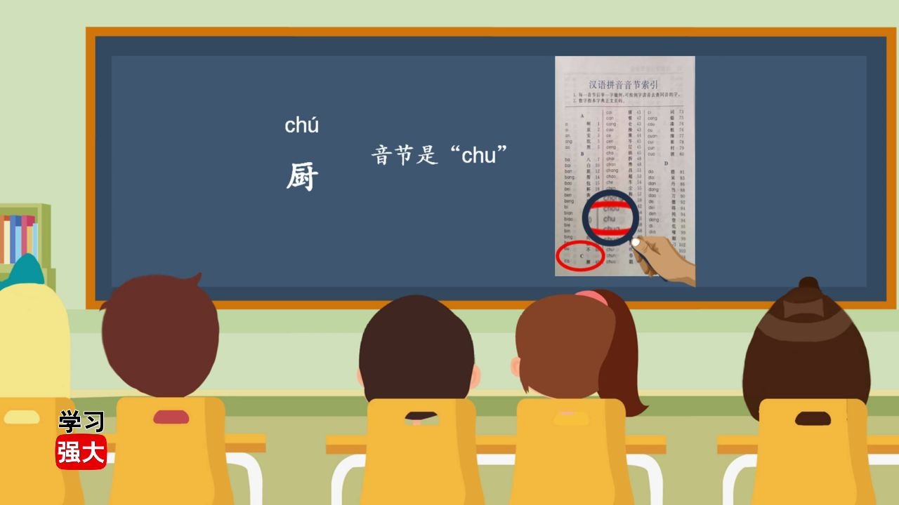 语文一年级上册《我会查字典》人教版小学预、复习