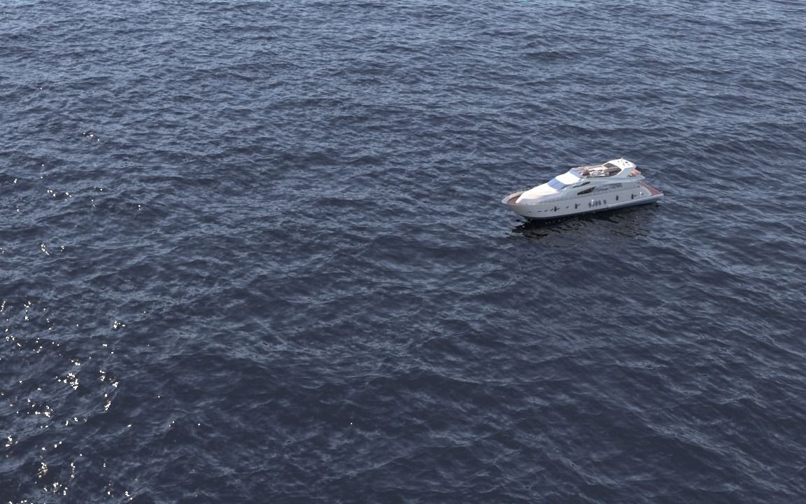 3Dmax火凤凰插件模拟船航海