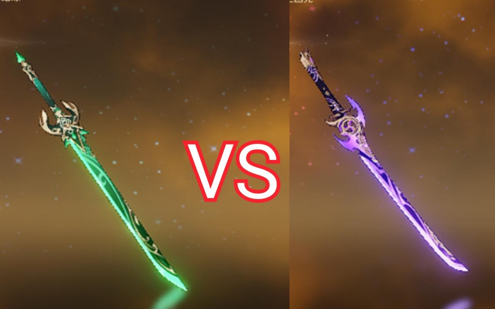 【原神】简单测试:绿剑vs雾切,雾切是否真的吊打绿剑?如果雾切满暴,...