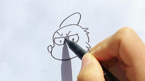 3921. 这是画的什么动画人物?创意简笔画,儿童画