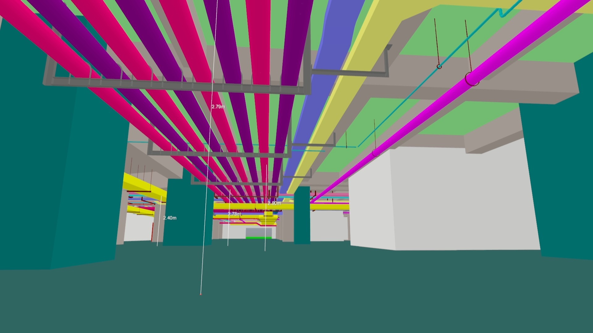 综合管线布置BIM漫游