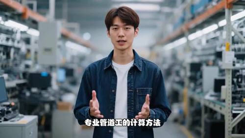 管道工必看!114双45度弯头高差计算,精准定位不返工