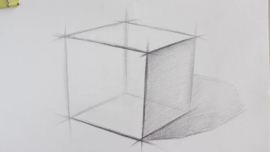 正方体结构素描 素描基础教程最新