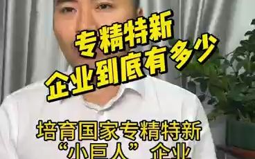 专精特新企业深圳有多少家呢?