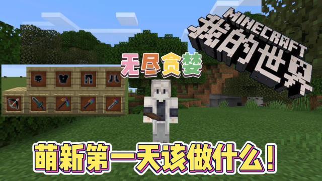 我的世界手机版无尽贪婪1:萌新第一天该如何玩?