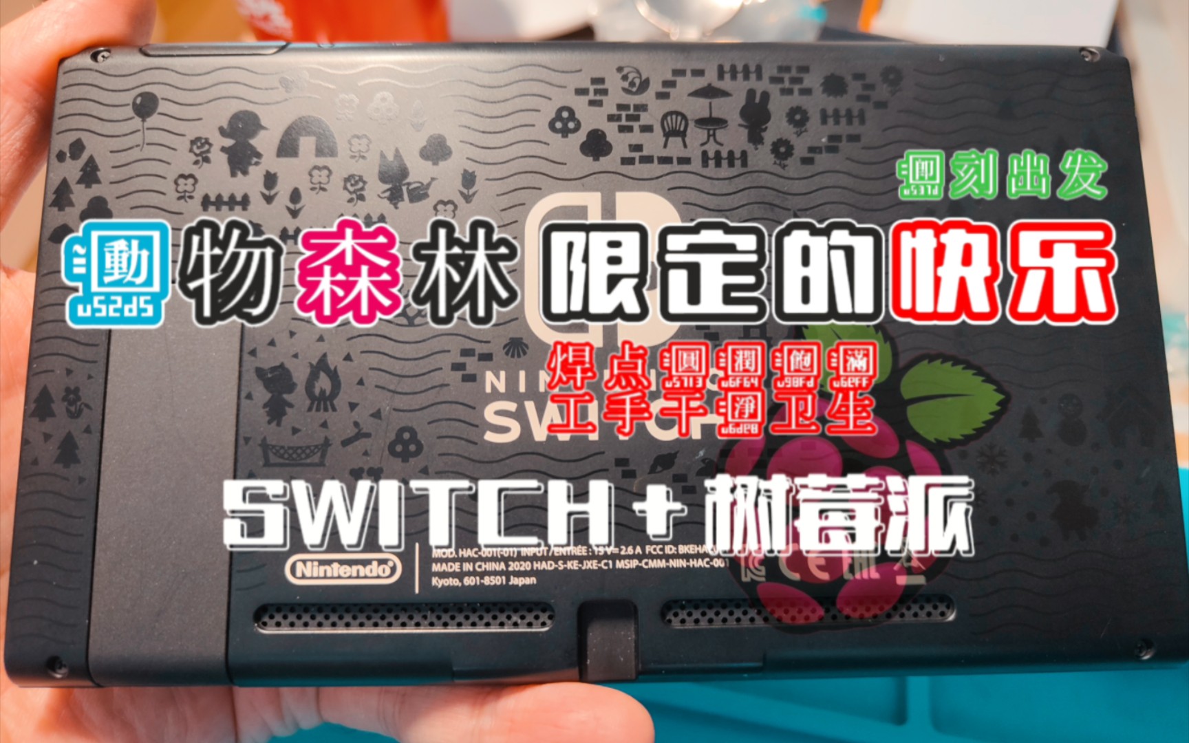 绍兴顾客寄来了动物森林限定NS