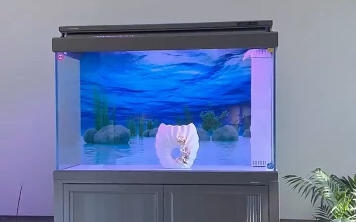 森森鱼缸客厅大型底过滤水族箱,家用生态超白玻璃鱼缸落地免换水!
