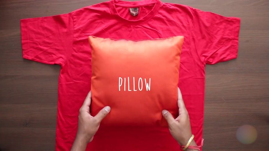 如何把一件衣服改造成抱枕,旧物改造diy了解一下