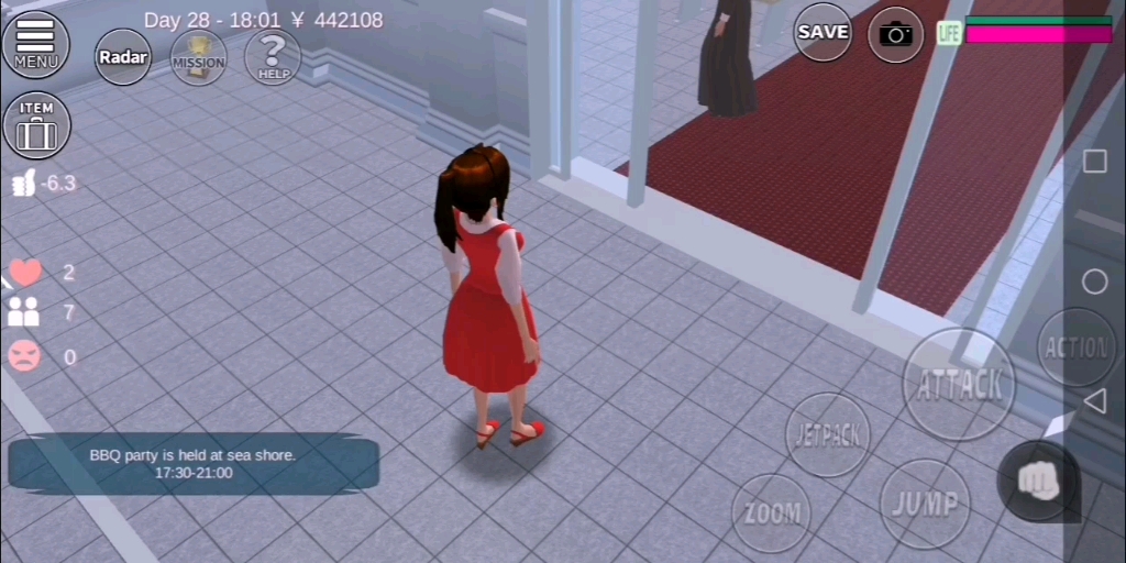 樱花校园模拟器如何打败婚礼教堂的新郎