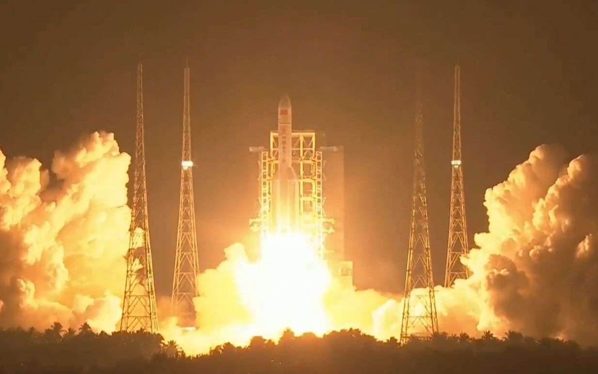 【长征五号】遥三火箭发射全过程2019(1080p/超清)