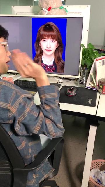 ps帮妹妹制作证件照排版,你学会了吗p图设计.