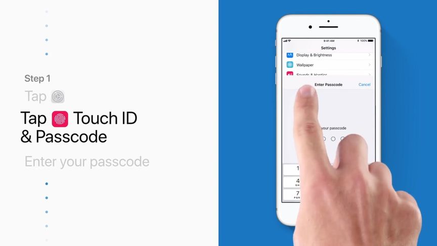如何设置苹果手机的指纹密码