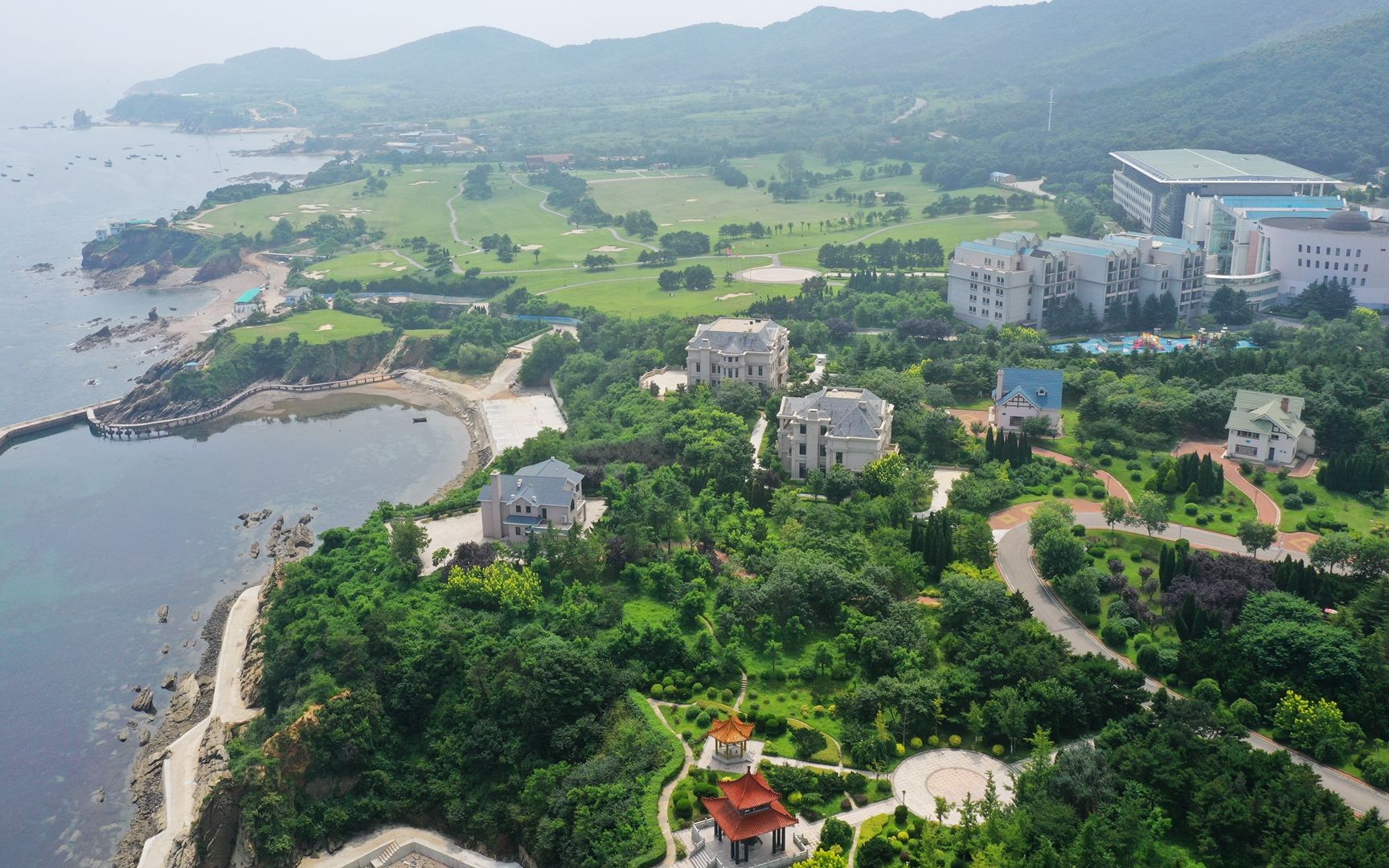 大连金石滩航拍系列-金石国际会议中心