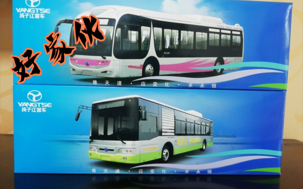 刚收的全新扬子江客车模型