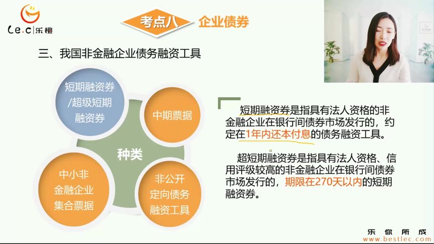 第五章 考点8 企业债券