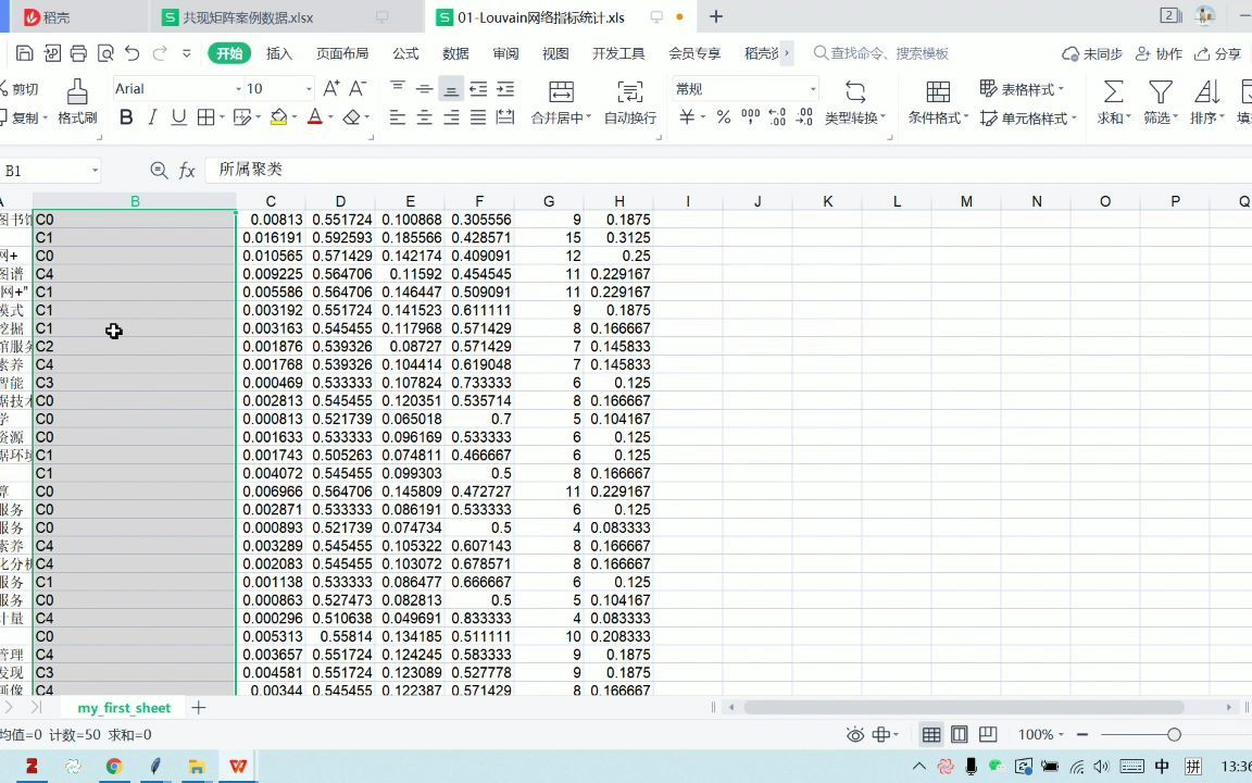 05DMKD 6种聚类分析方法-社区聚类-双聚类-系统聚类
