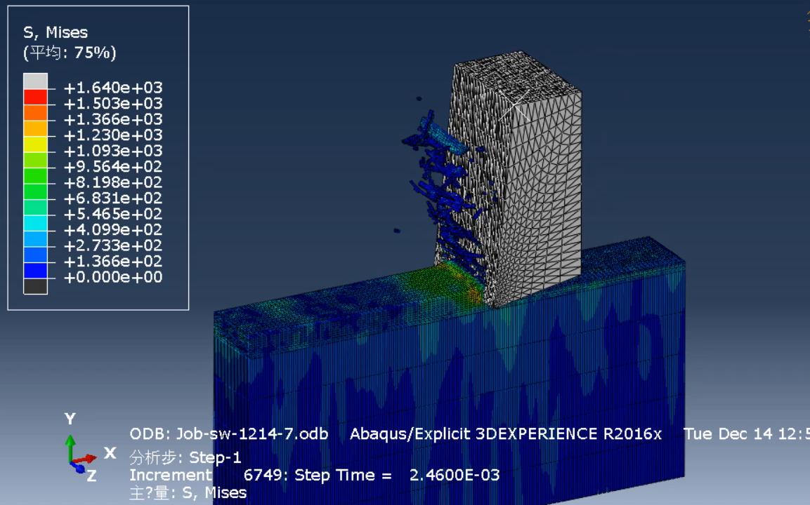 ABAQUS三维正交切削仿真