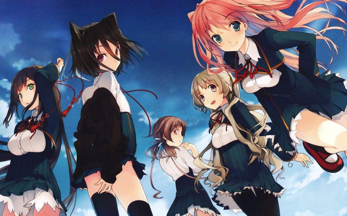 十年前的galgame cg都是什么样的?2010年百部游戏cg对比