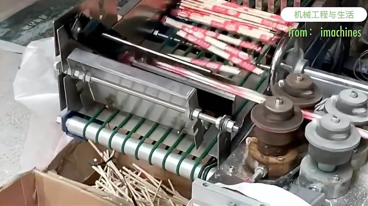 方便筷子是怎么装进包装袋的?这些物品的生产,可以了解一下