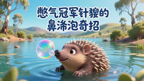 憋气冠军竟是它!针鼹水下闭气8分钟实录,揭秘生物界最强生存耐力