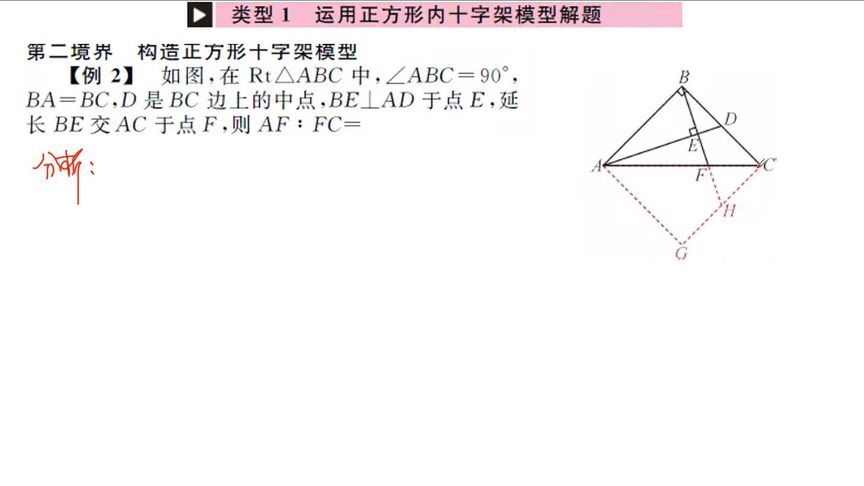 初中几何十字架模型(5)