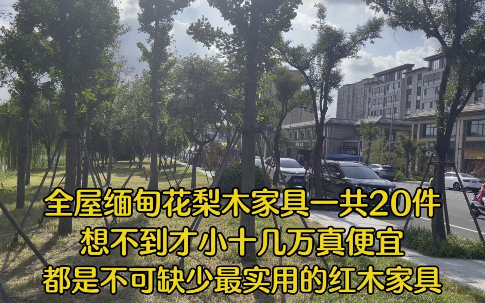 全屋缅甸花梨木家具,一共20件想不到才小十几万,都是最实用的
