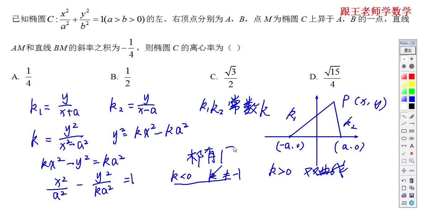 椭圆第三定义讲解