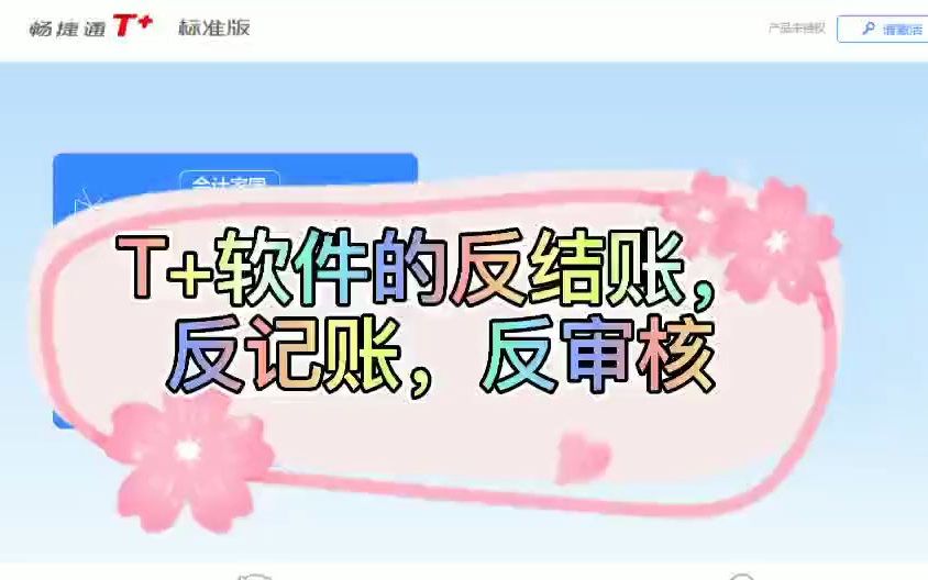 T+反结账、反记账、反审核