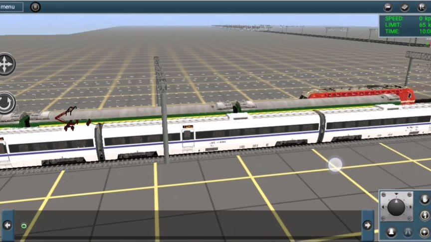 模拟火车手机版:CRH1A开着开着居然脱轨了