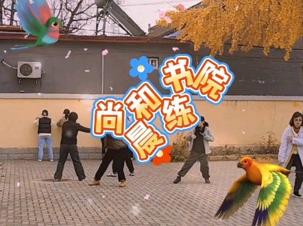 尚和书院的晨练,早上好!/黄帝内针/杨真海/导引按跷/针灸
