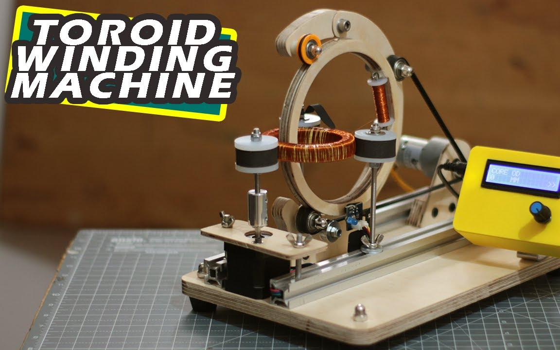 【YouTube】自制工具系列-磁环绕线器