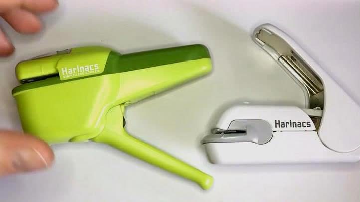 日本发明新型订书机,不用订书钉就可以装订A4纸,环保省钱又安全