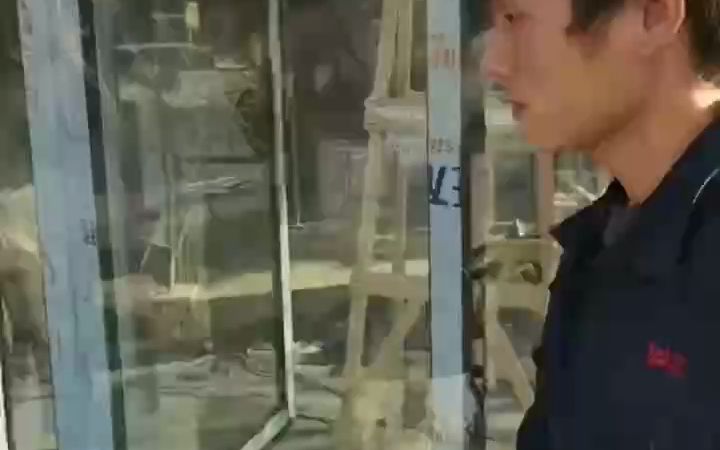 今天来西安潼关安装酒店旋转门,三翼手动门#三翼手动旋转门 #西安...